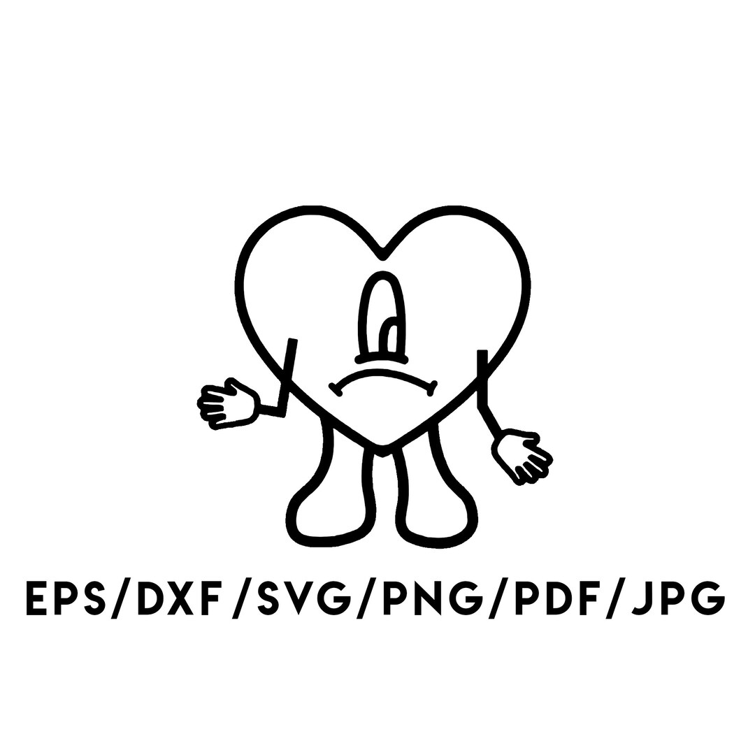 Heart Eye Tattoo Design Instant Download Svg, Eps, Dxf, Png, Pdf, Jpg ...