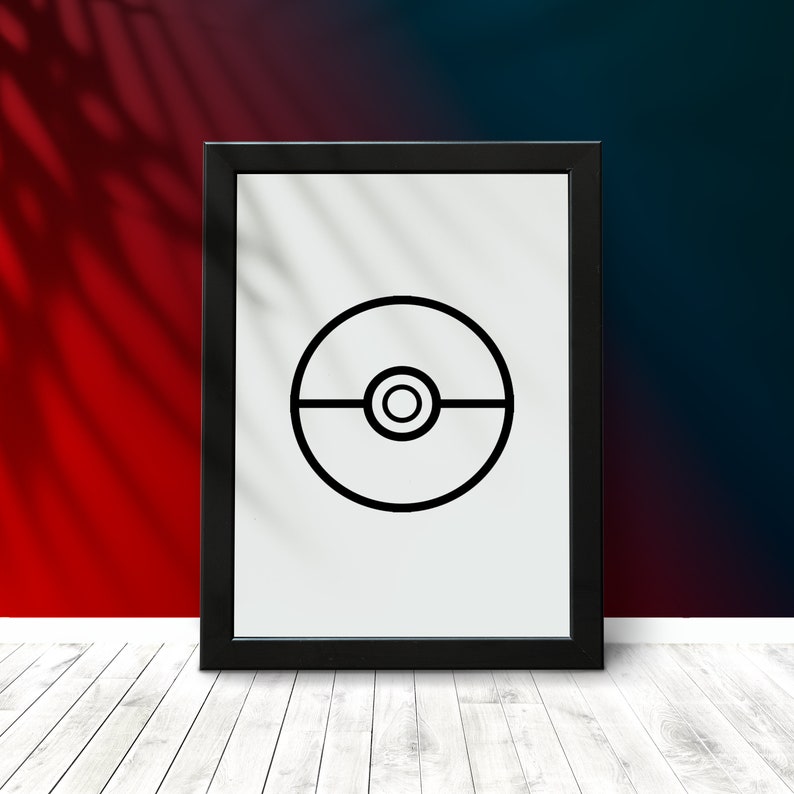 Pokemon Pokeball Design Instant Download Svg, Eps, Dxf, Png, Pdf, Jpg ...