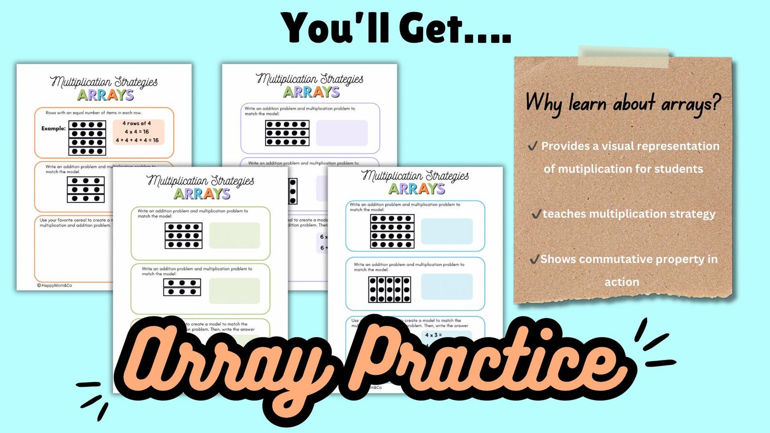 No-prep Multiplication & Skip Counting Practice Worksheets for 3rd and ...