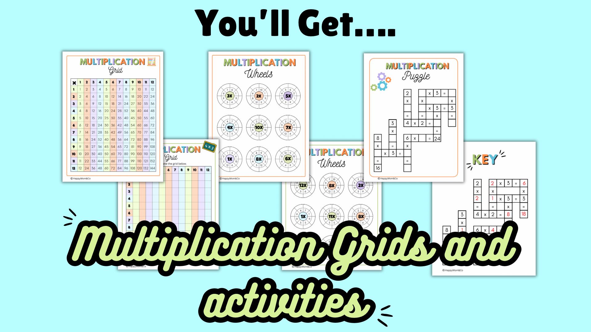 No-prep Multiplication & Skip Counting Practice Worksheets for 3rd and ...