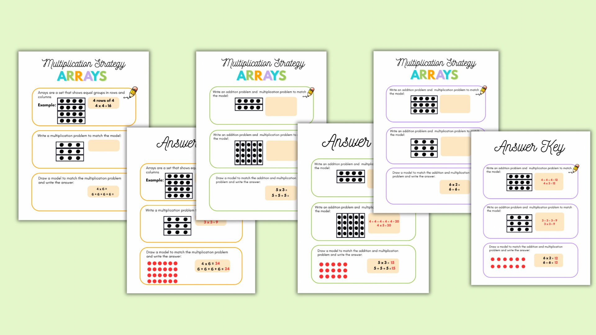 No-prep Get Ready for 3rd Grade Summer Worksheets Addition, Subtraction ...