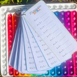 Multiplication & Division Flash Cards: 1st-3rd Grade Math (digital ...