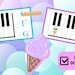 Easy Beginner Piano Lesson Game Fun Activity for Kids - Etsy