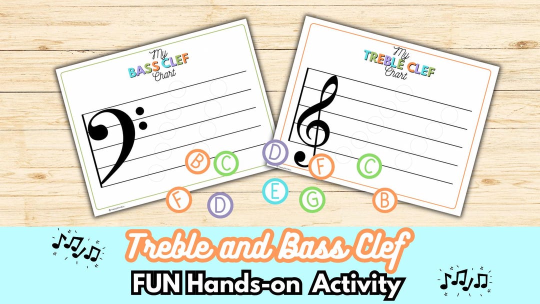 FUN Hands-on Activity for Music Lessons Music Notes Practice - Etsy