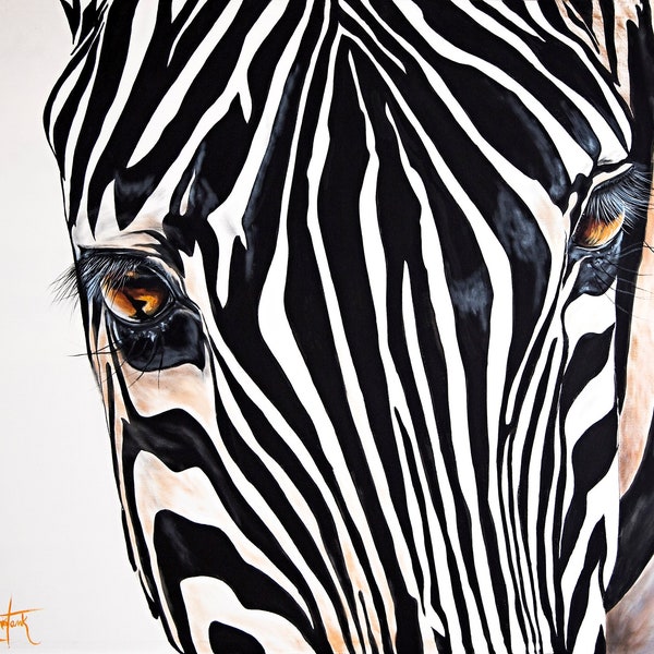 Zebra Art - Etsy