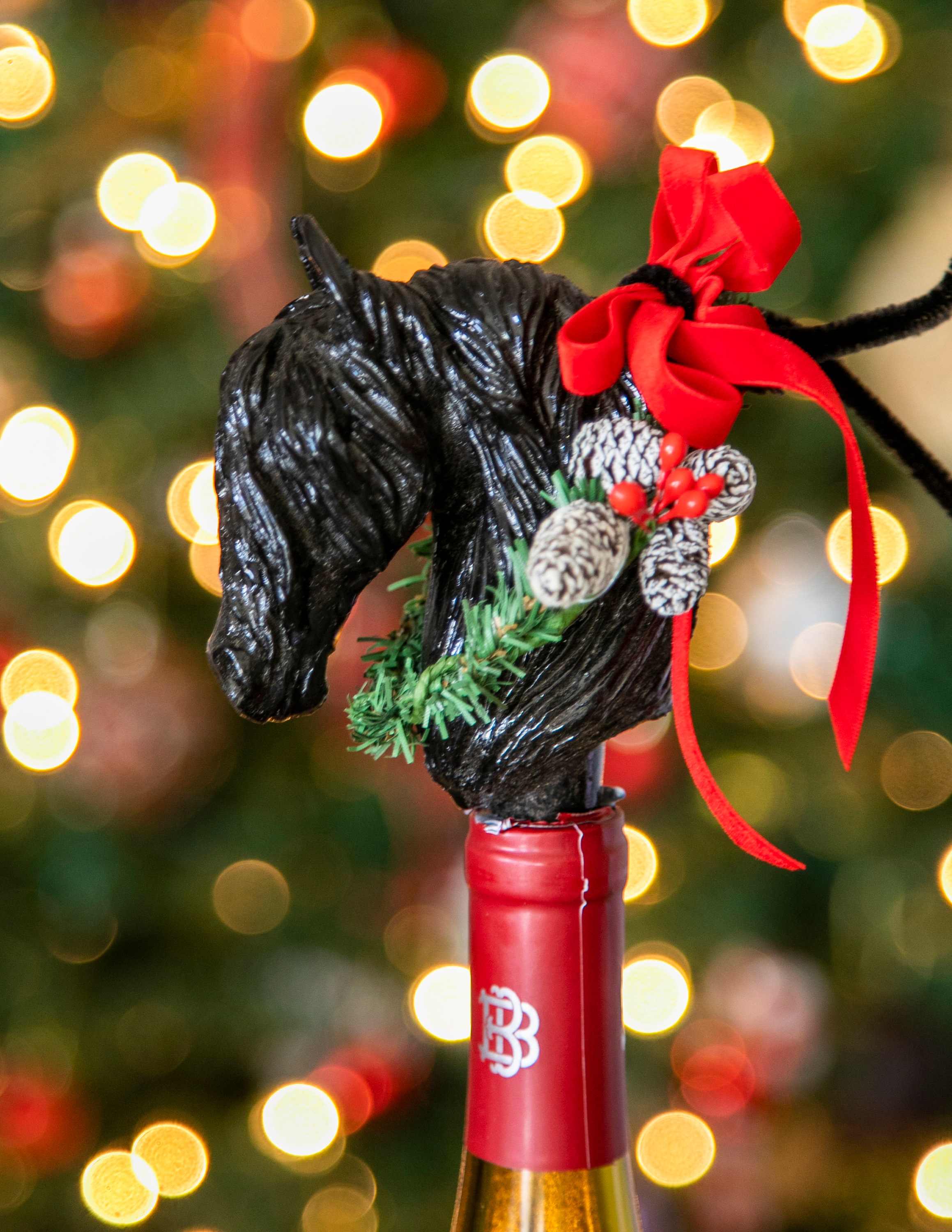 Custom Wine Topper, Custom Horse Wine Stopper, Christmas Gift, Custom ...