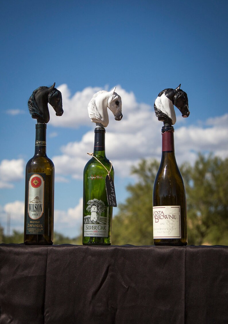 Custom Wine Topper, Custom Horse Wine Stopper, Christmas Gift, Custom ...
