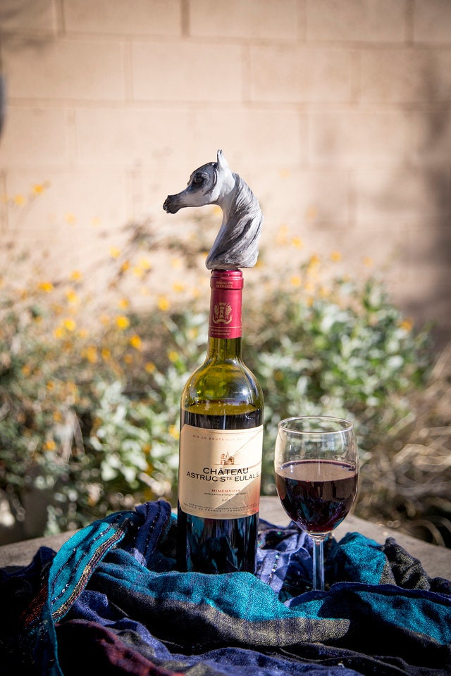 Custom Wine Topper, Custom Horse Wine Stopper, Christmas Gift, Custom ...