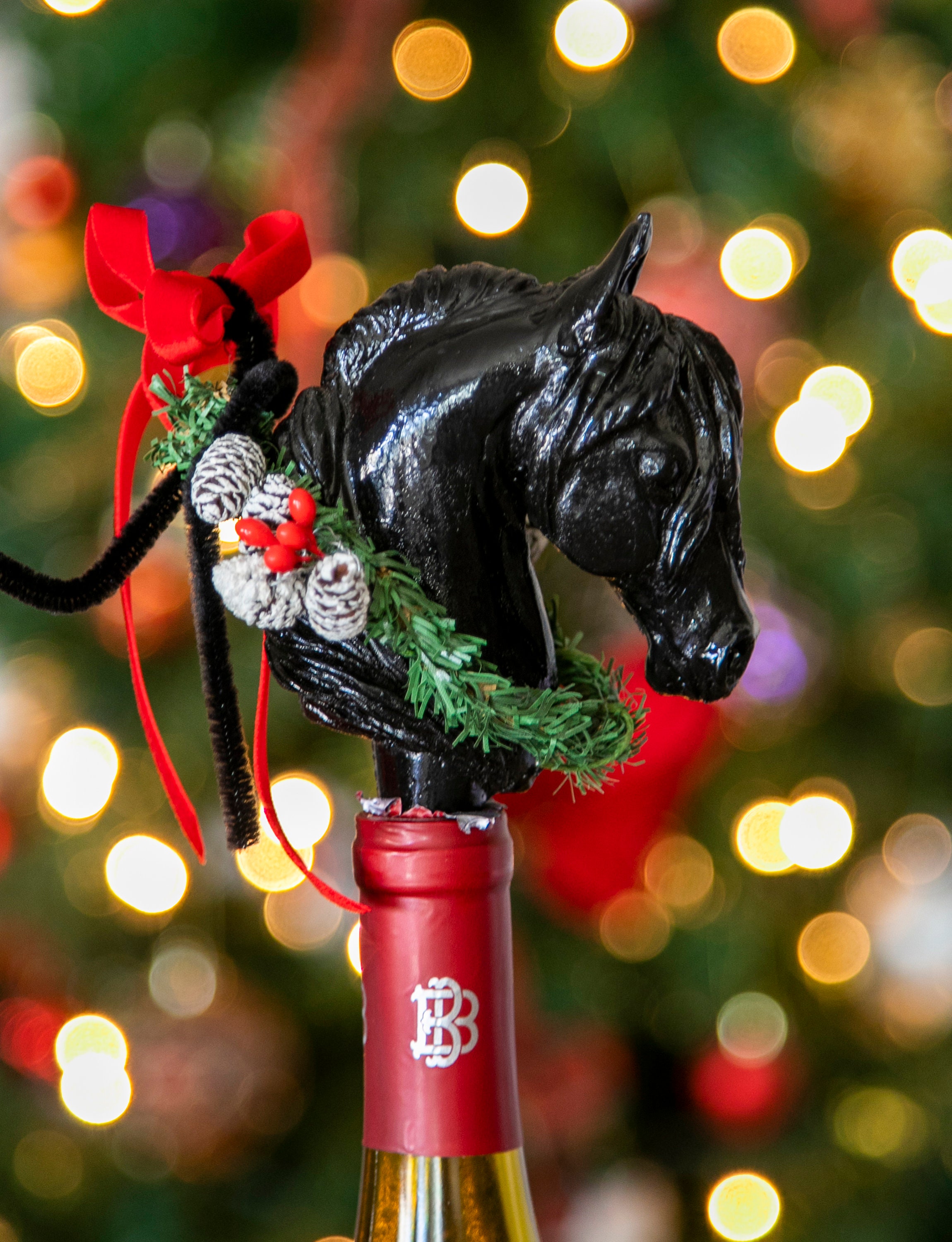 Custom Wine Topper, Custom Horse Wine Stopper, Christmas Gift, Custom ...