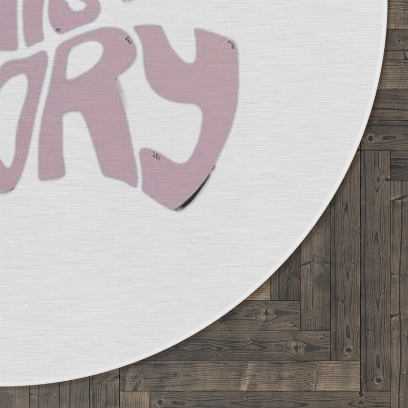 All for His Glory Round Rug for Floor Biblical Inspiration Bible Verse ...