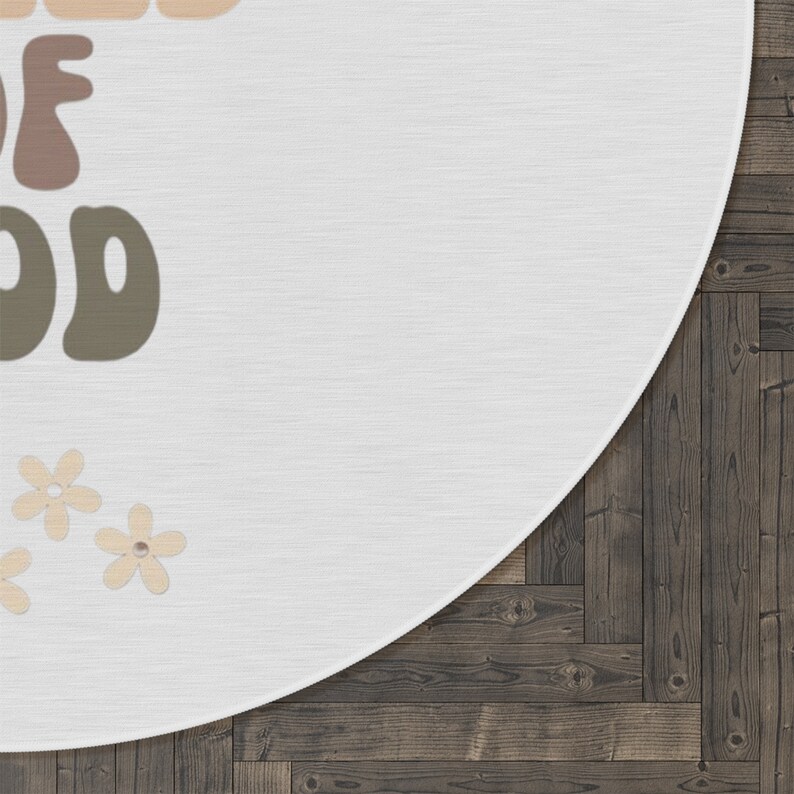 I'm A Child of God Round Rug for Floor Biblical Inspiration Bible Verse ...