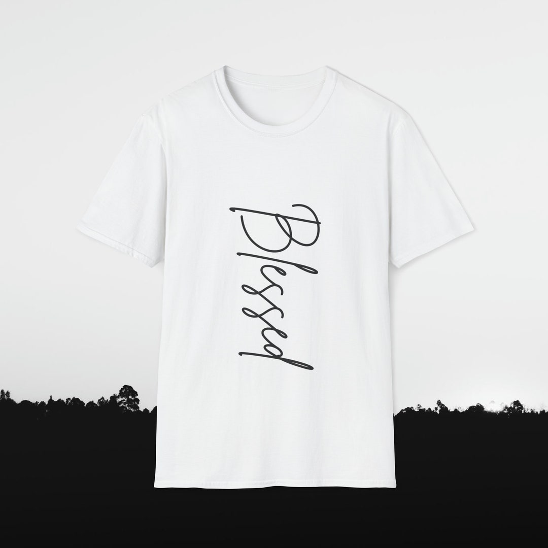 Blessed Comfort Colors Tees, Bible Verse Shirt, Christian Shirt ...