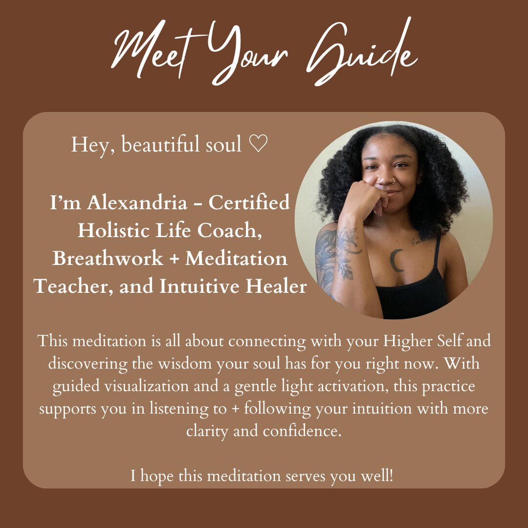 Higher Self Activation Guided Meditation Affirmations - Etsy