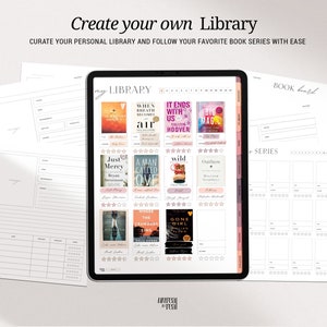 Digital Reading Journal for Book Lovers: Interactive and Customizable ...