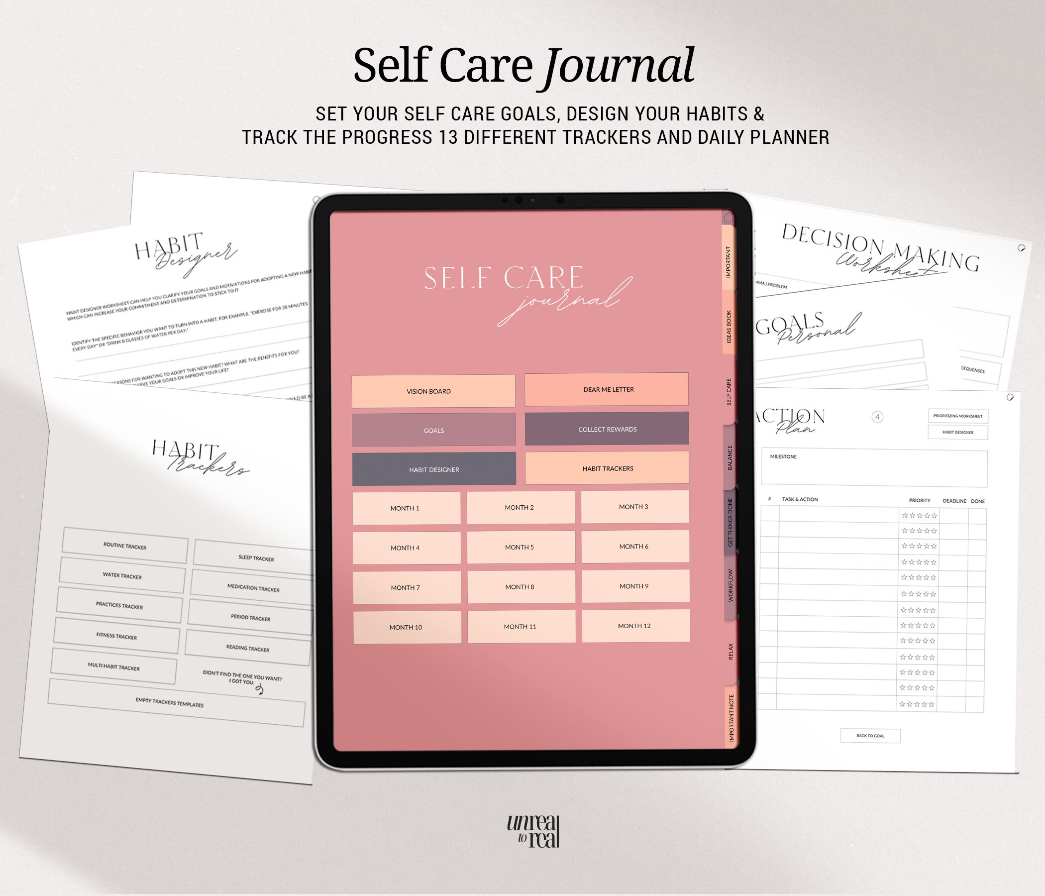 2024 Ultimate Digital Planner for Goodnotes Interactive, Undated ADHD ...