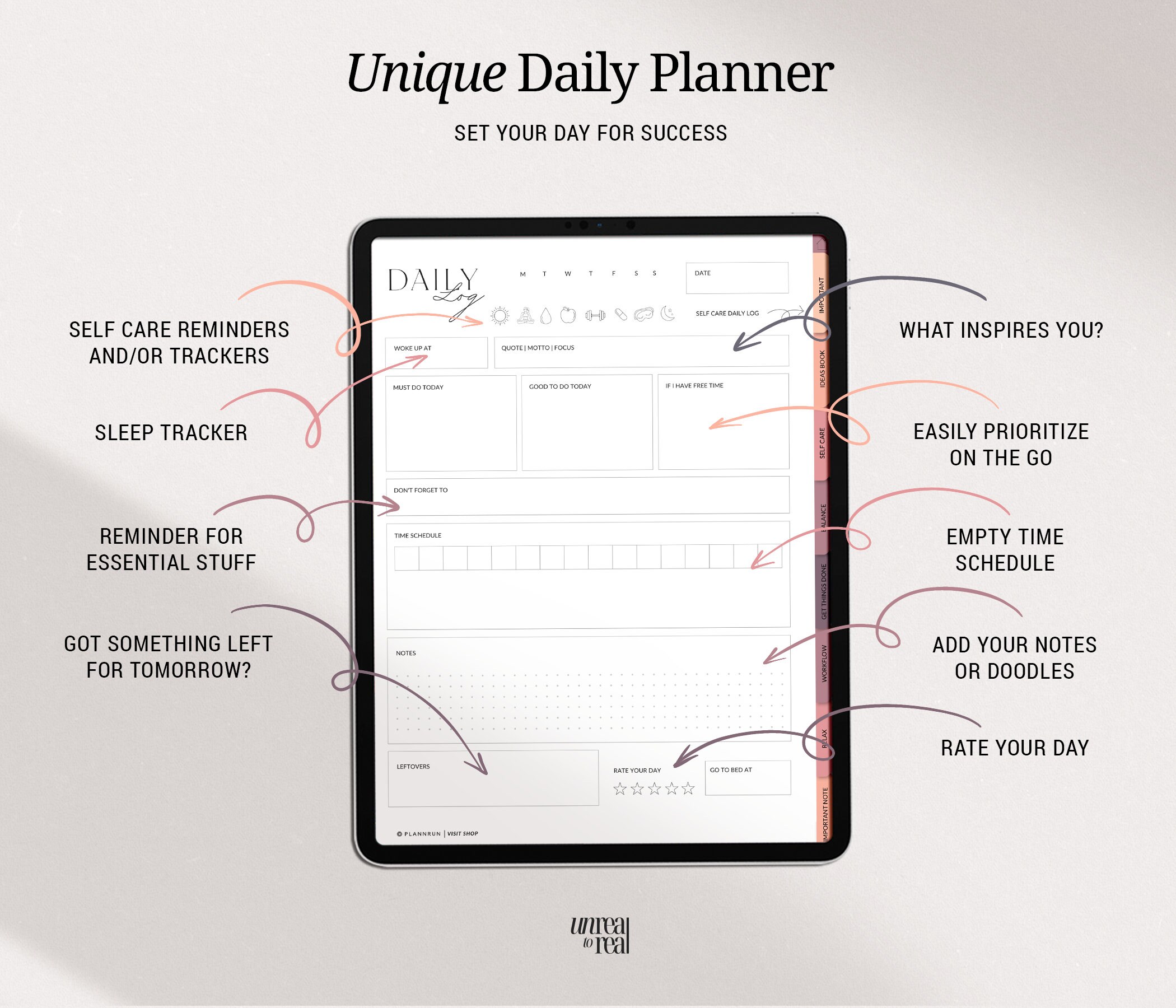 2024 Ultimate Digital Planner for Goodnotes Interactive, Undated ADHD ...
