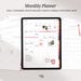 2024-2025 Midyear Portrait Digital Planner With Hyperlinked Calendar ...