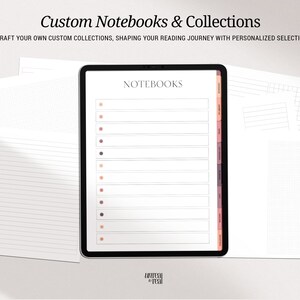 Digital Reading Journal for Book Lovers: Interactive and Customizable ...