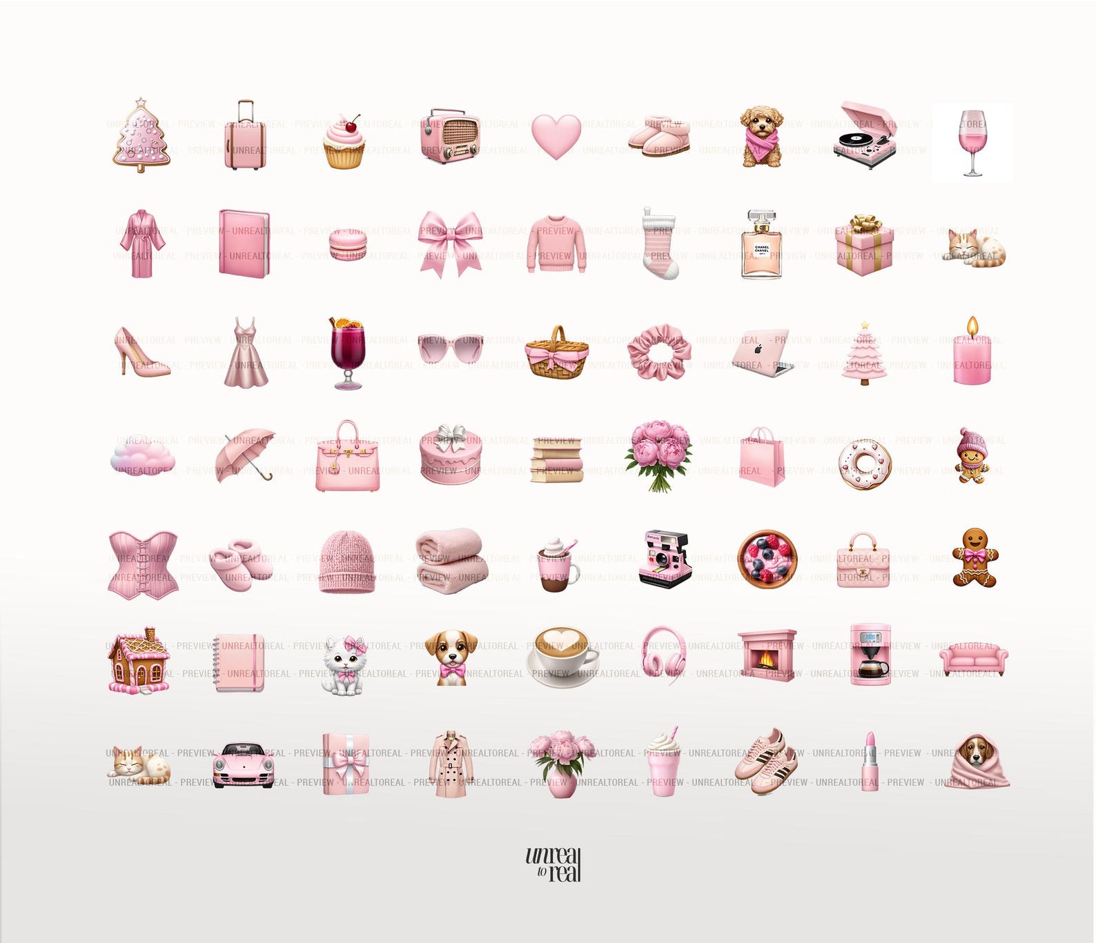 IPhone Emoji Pink Aesthetic Icons | Custom Ios 18 Emojis Icons Pack ...