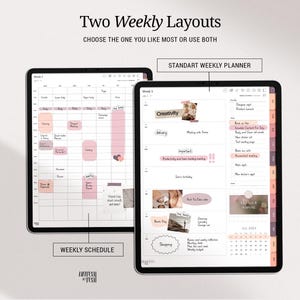 2024-2025 Midyear Portrait Digital Planner With Hyperlinked Calendar ...