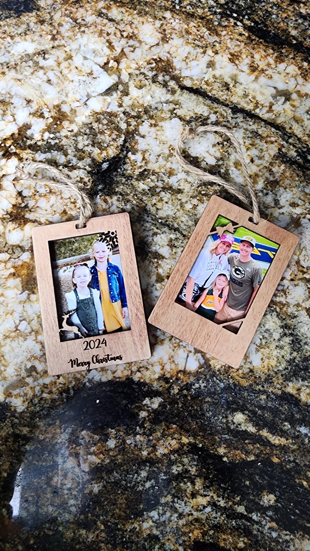 Photo Frame Christmas Tree Ornaments - Etsy