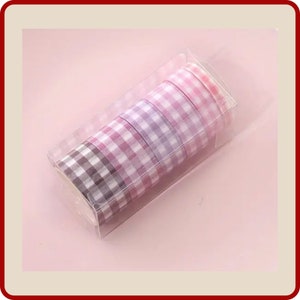 6 Rolls of Plaid Print Masking Tape / Washi Tape. Perfect for DIY ...