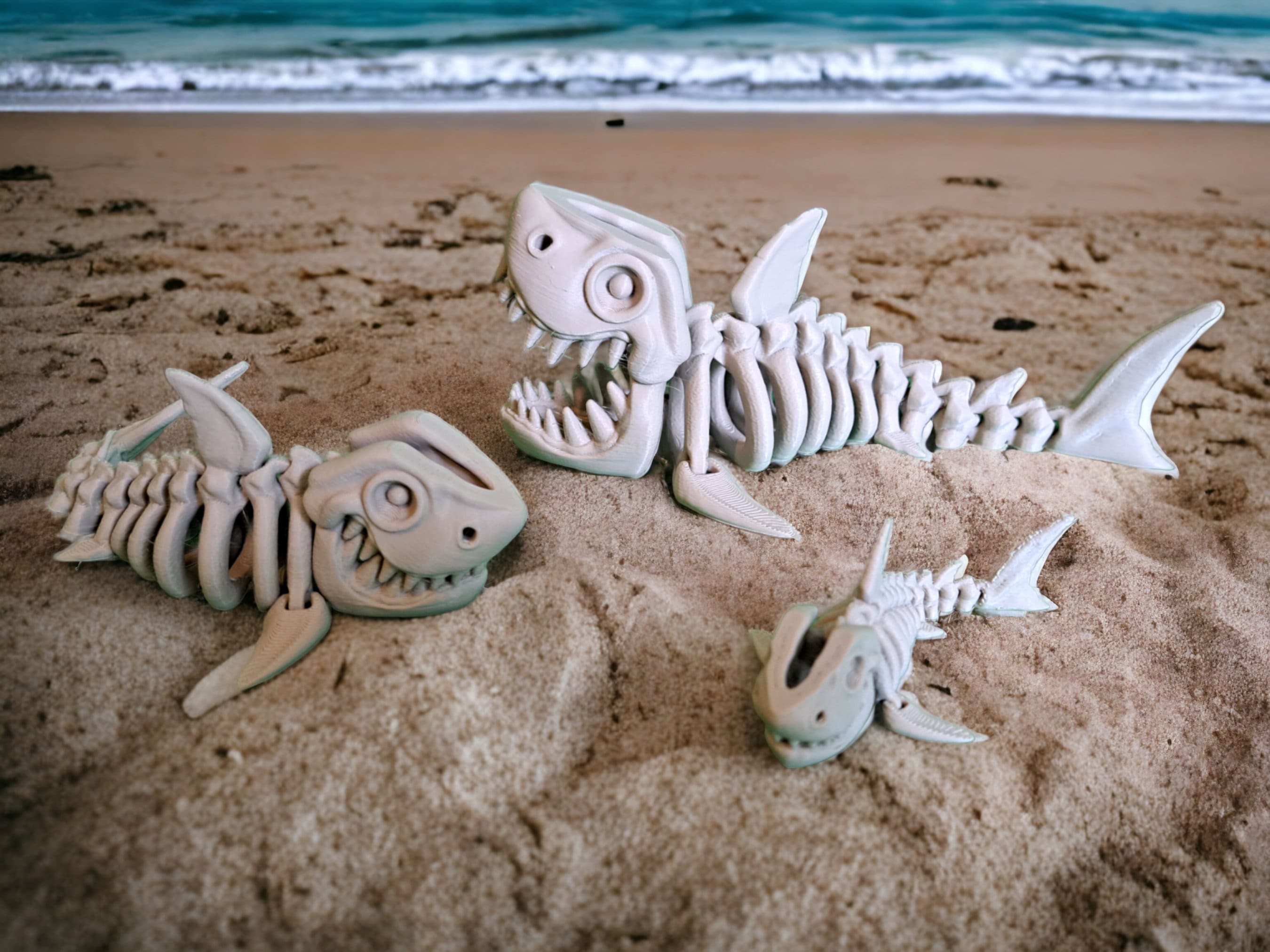 Shark Skeleton Articulating 3D Print - Etsy Australia