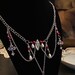 Goth Red & Pearl Cross Layered Necklace - Etsy
