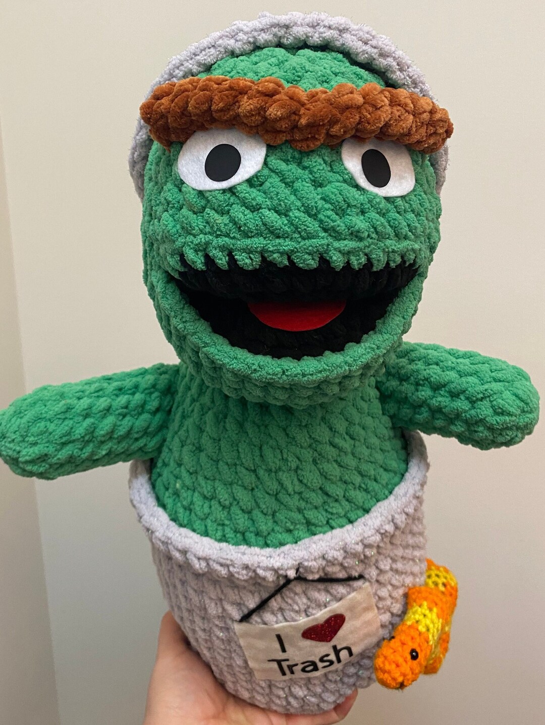 Crabby Garbage Man Crochet Pattern, Amigurumi Crochet Pattern, Digital ...