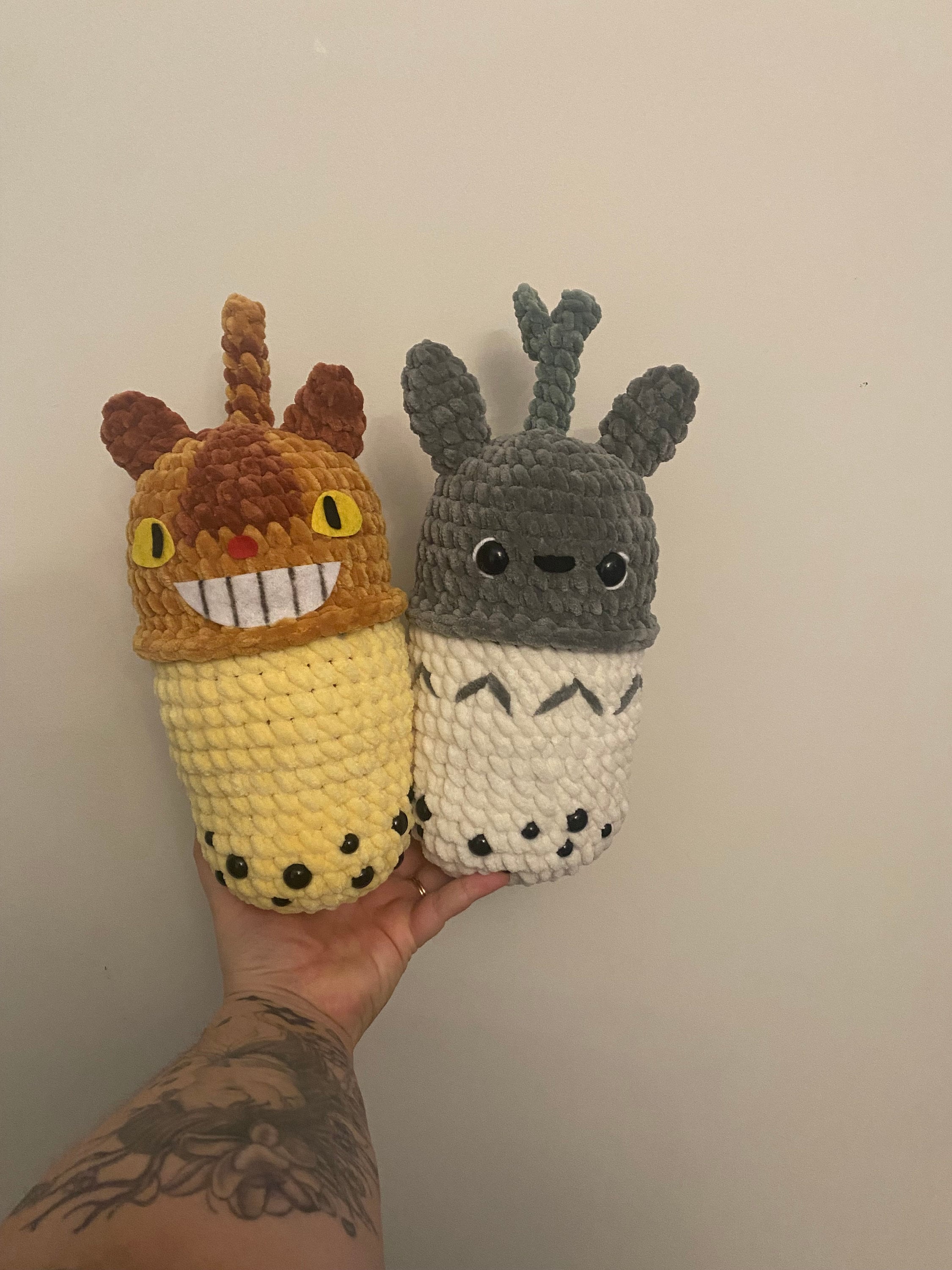 Mouse Taro and Cat Bubble Tea Crochet Pattern, Bubble Tea, Crochet ...