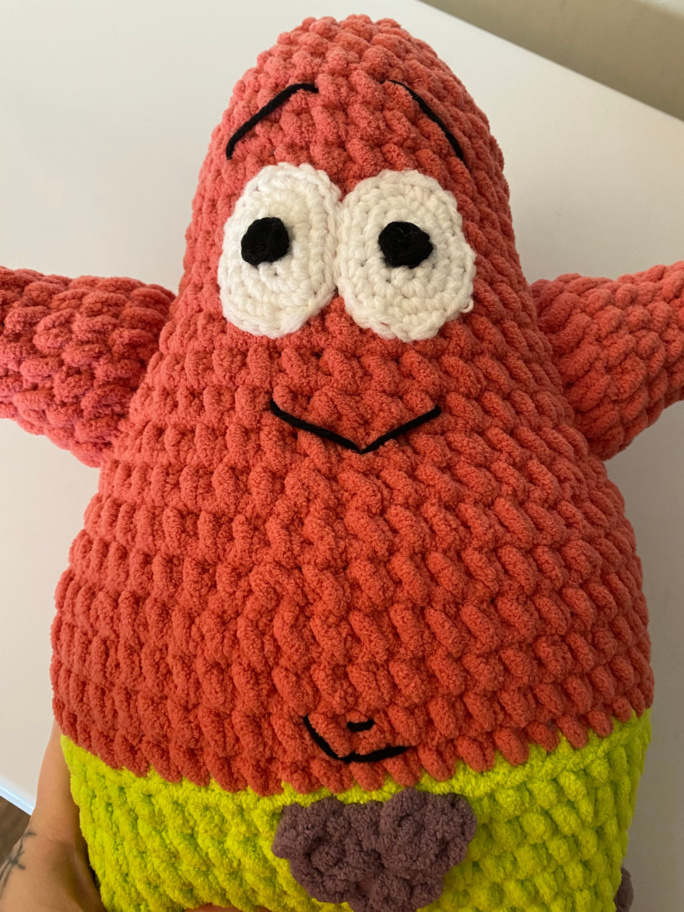 Patrick Star Crochet Pattern, Crochet Spongebob Squarepants Pattern ...
