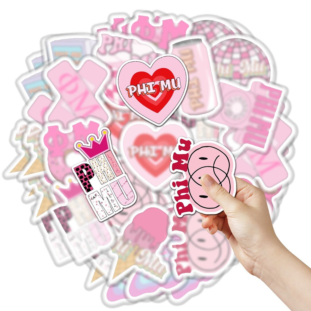 20 PCS Stickers Vinyl Phi Mu Bike Waterproof Decals Car Motor ...