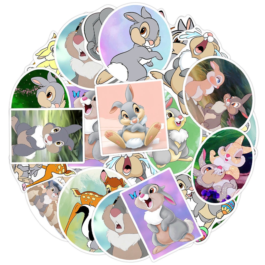 20 Pcs Stickers Pack Thumper Sheet Sticker Cartoon Vinyl Waterproof ...
