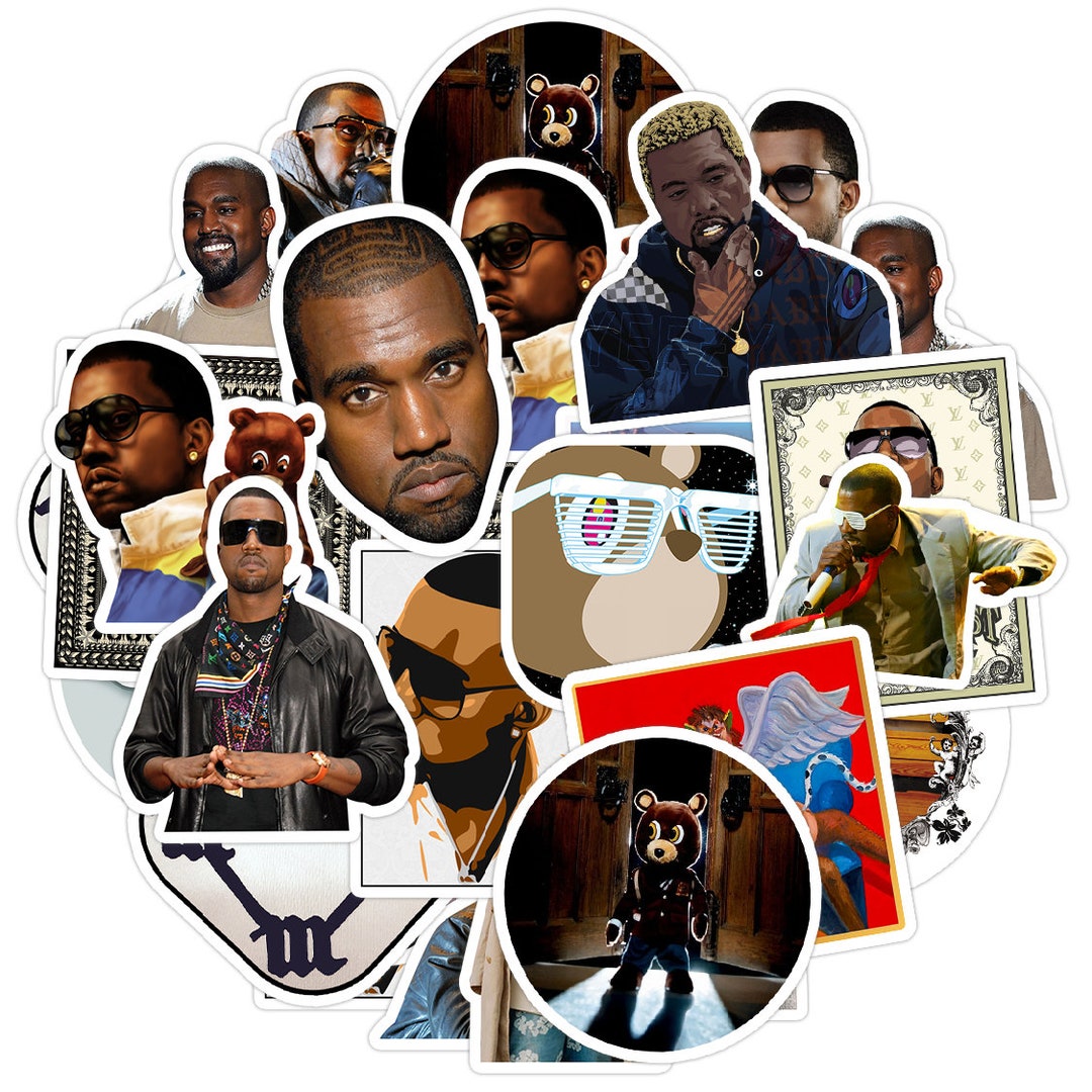 20 Pcs Stickers Pack Rapper Star Sheet KW Sticker Vinyl Waterproof ...