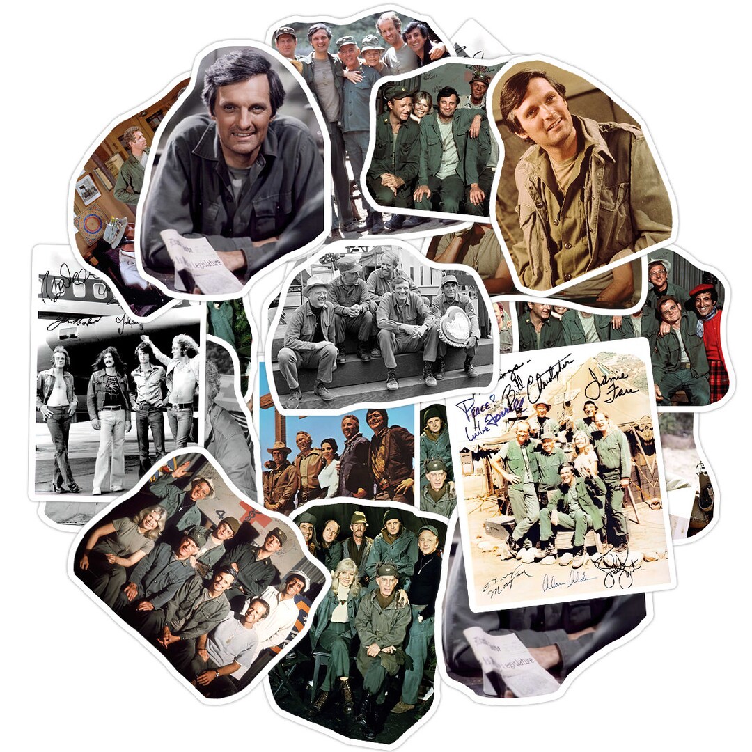 20 PCS Stickers Pack Mash Sticker Waterproof Vinyl TV Series Decals ...