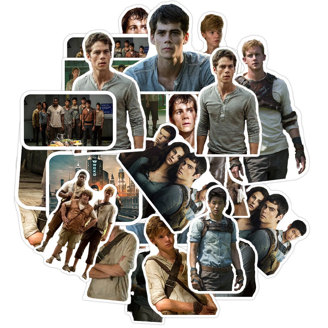 20 Pcs Stickers Pack Maze Run Sheet Sticker Vinyl Waterproof Movie ...