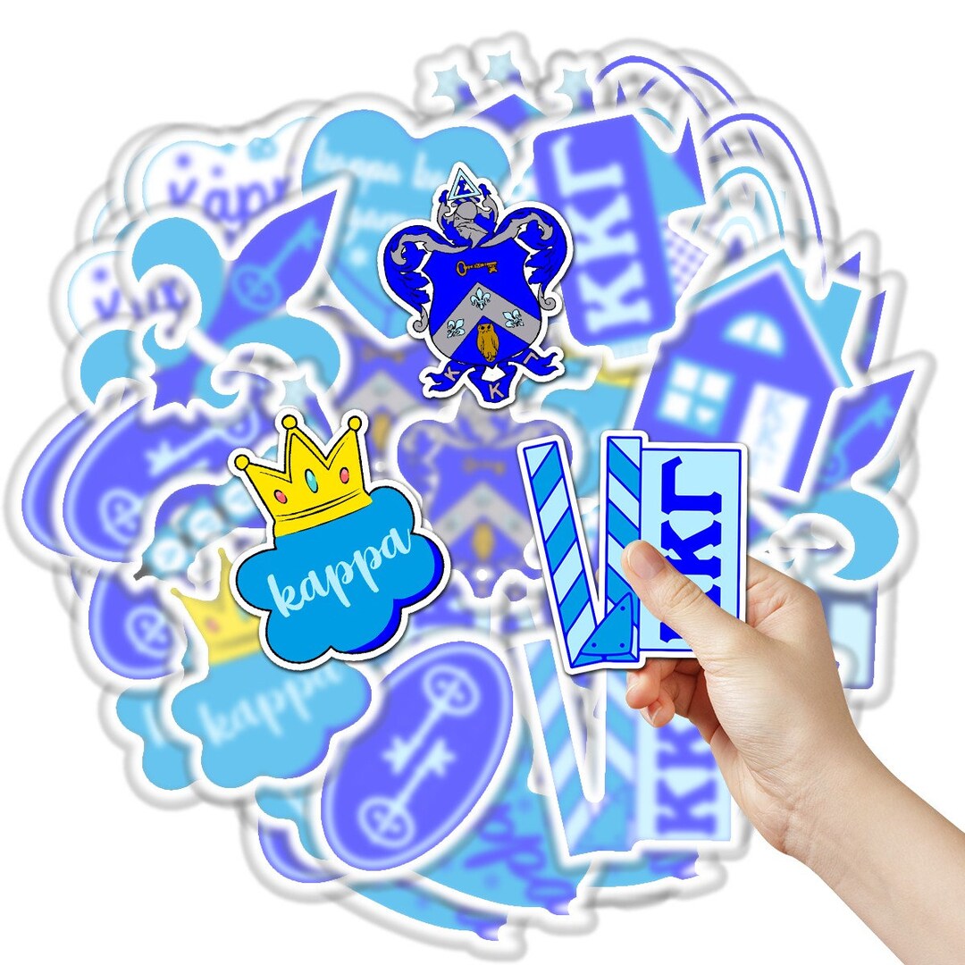 20 PCS Stickers Vinyl Kappa Kappa Gamma Book Luggage Car Aesthetic ...