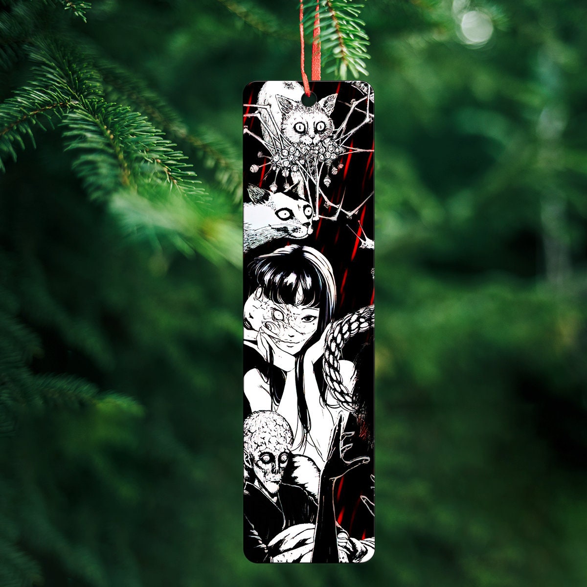 Bookmarks Metal Ruler Jun Ito Horror Manga Tassels Reading Measure ...