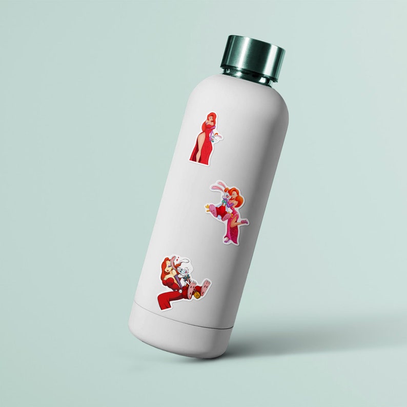 20 Pcs Stickers Pack Jess Rabb Sheet Cartoon Sticker Vinyl Waterproof ...