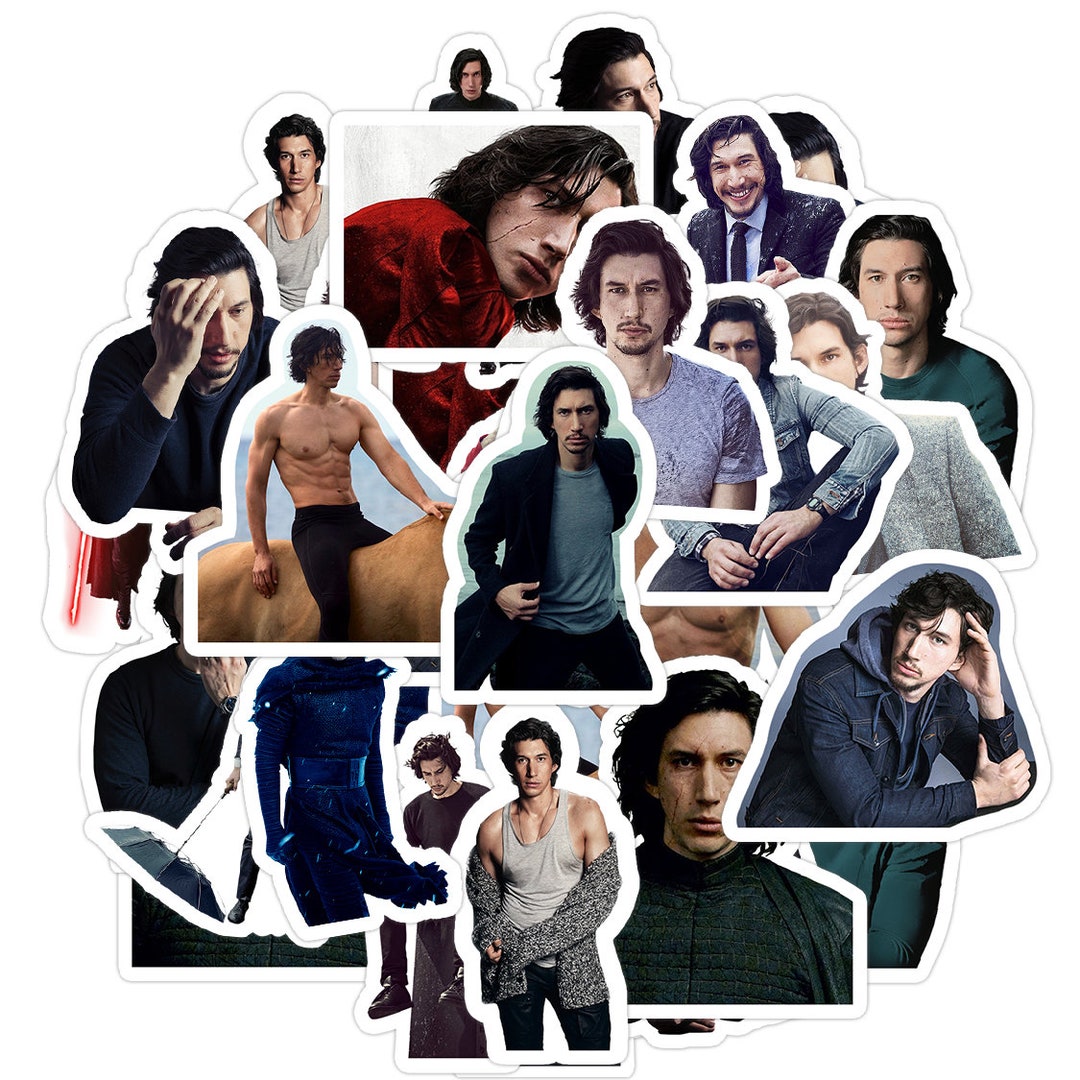 20 Pcs Stickers Pack Actor Star Movie Sheet Stickers Vinyl Adam ...