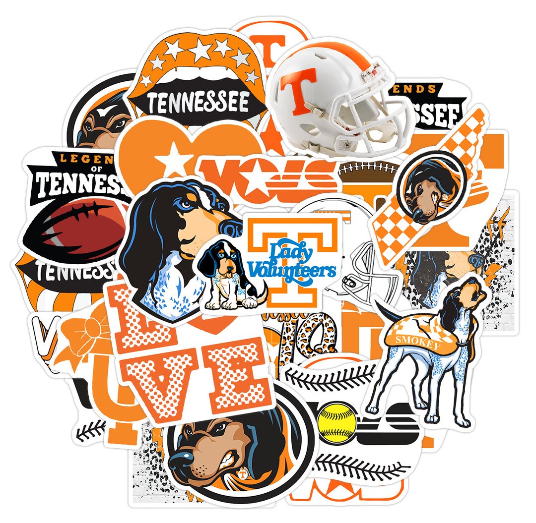 20PCS Decals Tennessee Stickers Waterproof University Vinyl Decals for ...