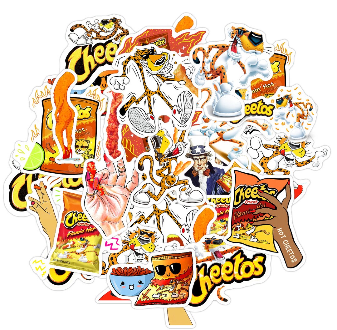 20 Pcs Stickers Pack Foods Brand Sheet Stickers Vinyl Waterproof Chee ...
