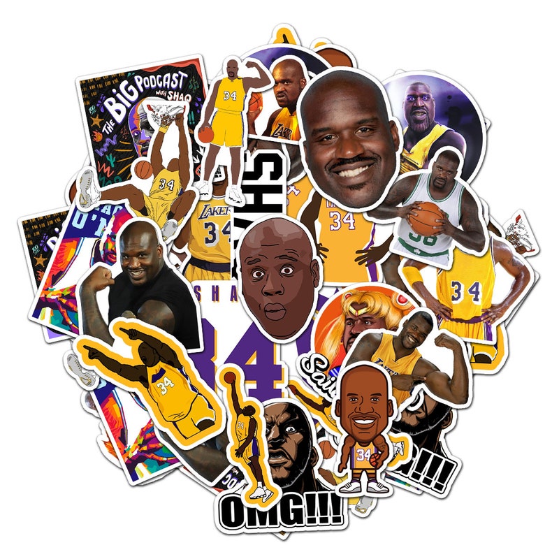 Nba Basketball Stickers - Etsy