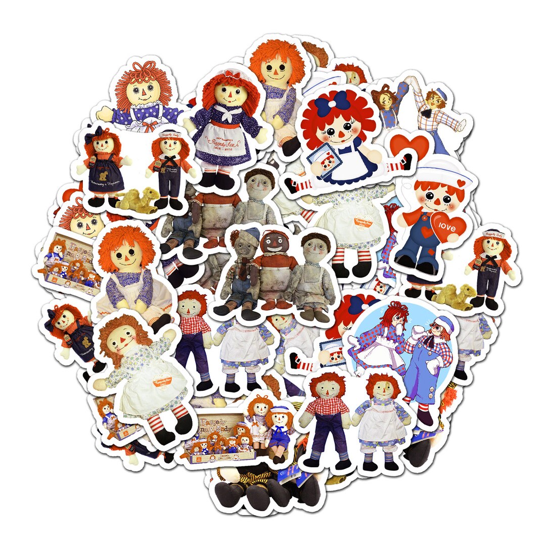 20 Pcs Stickers Pack Ann Andy Sheet Kid Book Sticker Vinyl Waterproof ...