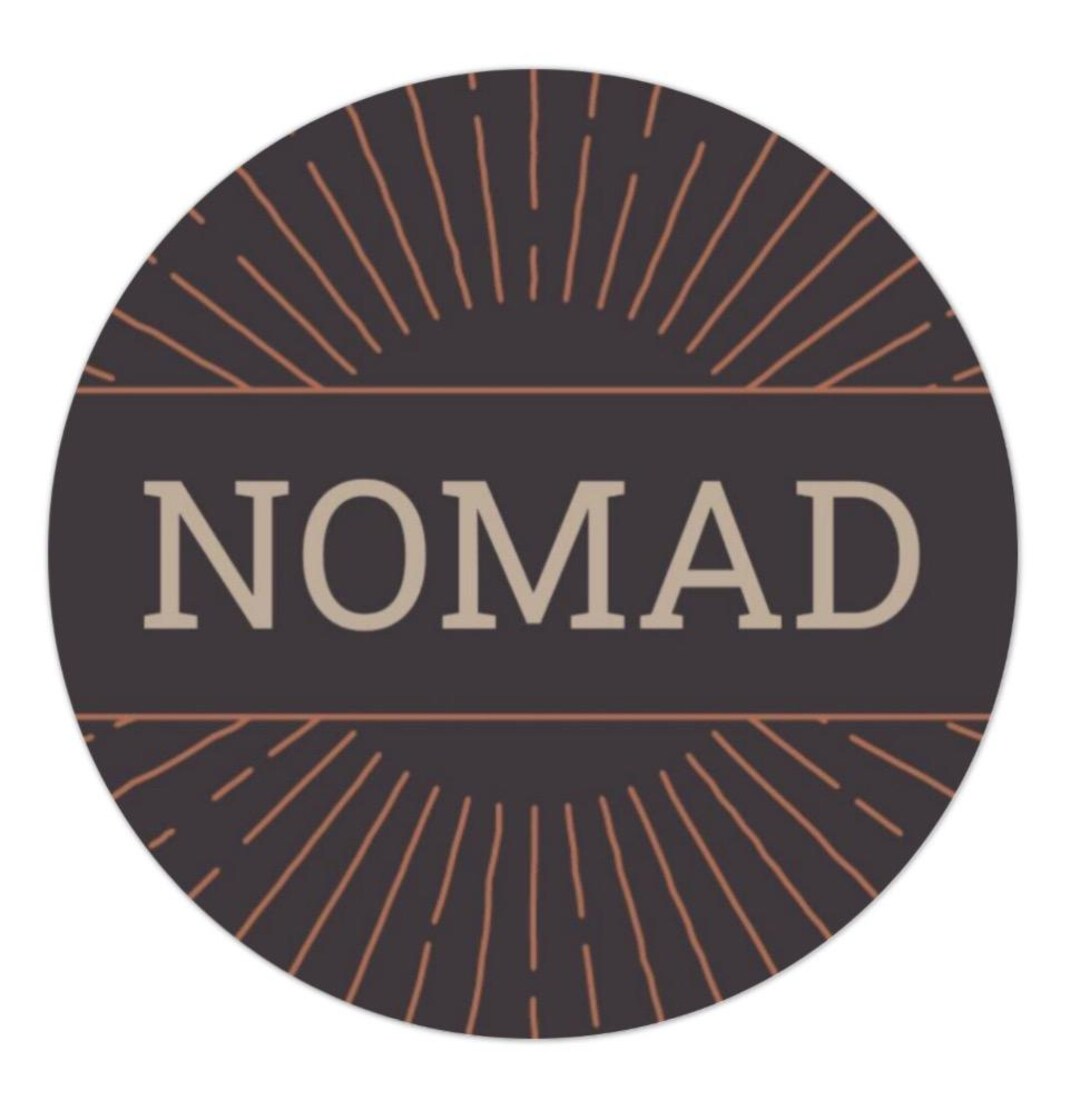 NOMAD Circular Sticker / Computer Sticker / Stanley Sticker / Weather ...