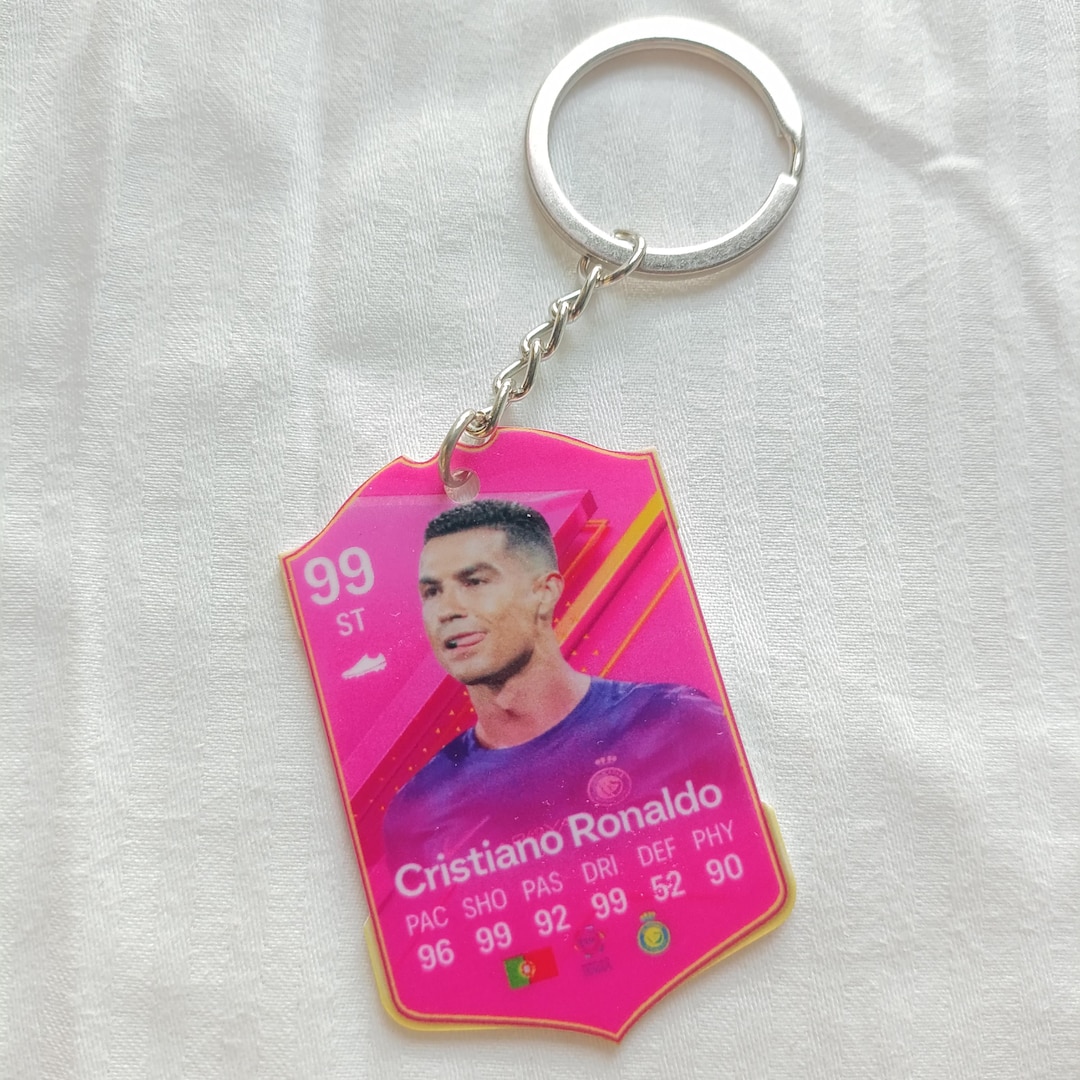 Cristiano Ronaldo Al Nassr Portugal FC22 Football Keychain Keyring - Etsy