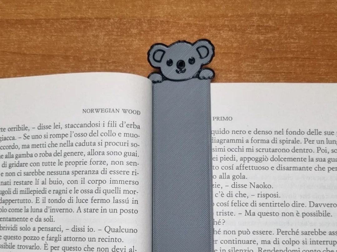 Adorable Koala Bookmark for Book Lovers - Cute Animal Page Holder ...
