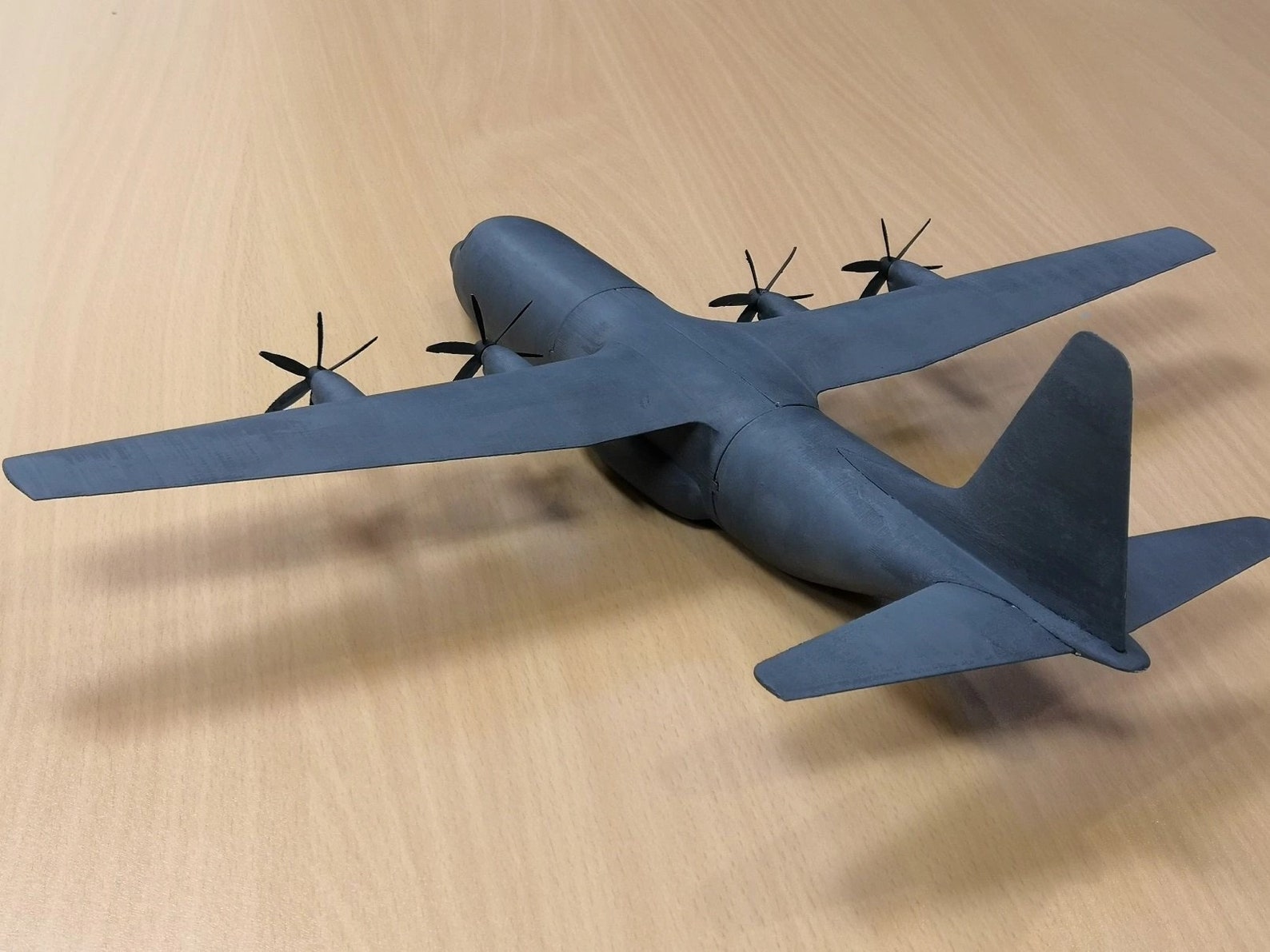 C-130 Hercules Model Kit DIY Glue & Paint Set, Detailed Military Cargo ...