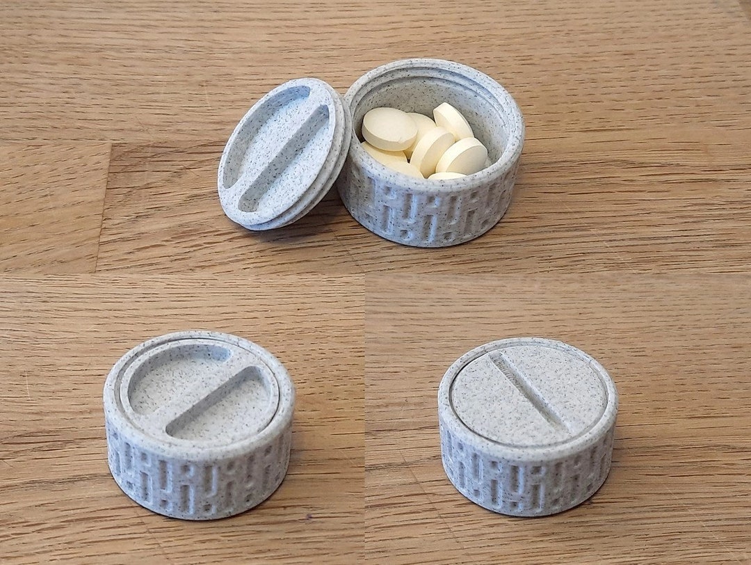 Stylish and Sleek Pill Box Perfect for Daily Use, Travel-friendly ...