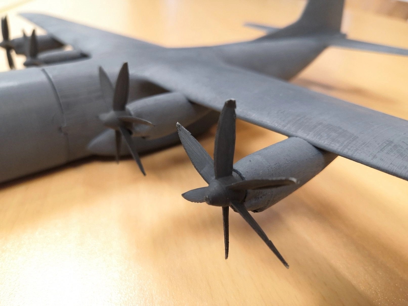 C-130 Hercules Model Kit DIY Glue & Paint Set, Detailed Military Cargo ...
